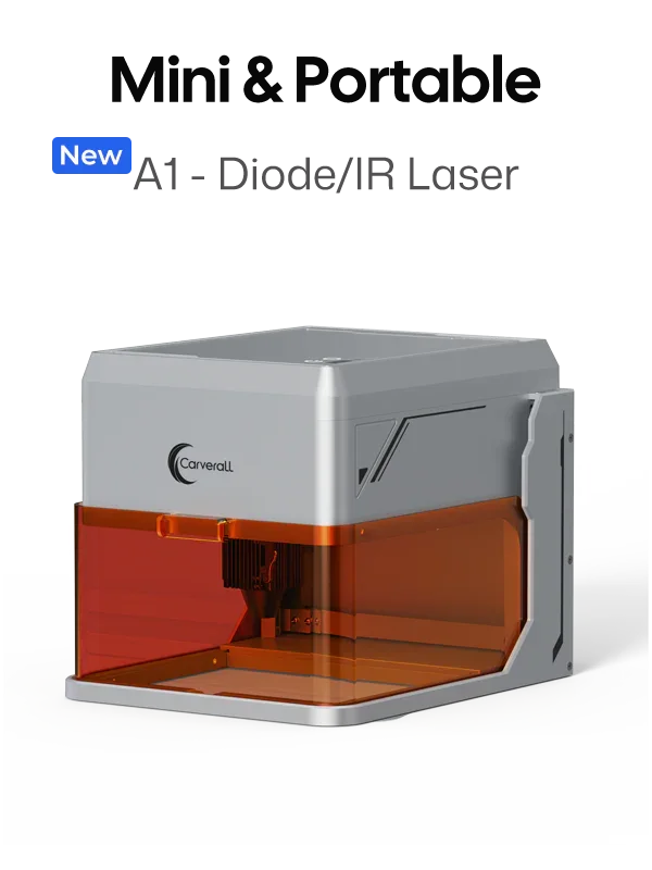 2-Pack Portable mini laser engraving machine Carverall k15pro Full Set
